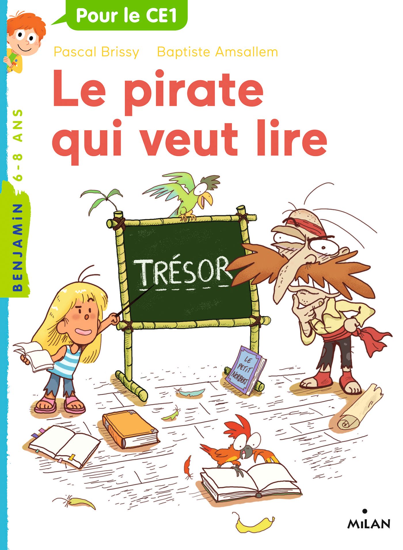 Le pirate qui veut lire - Editions Milan