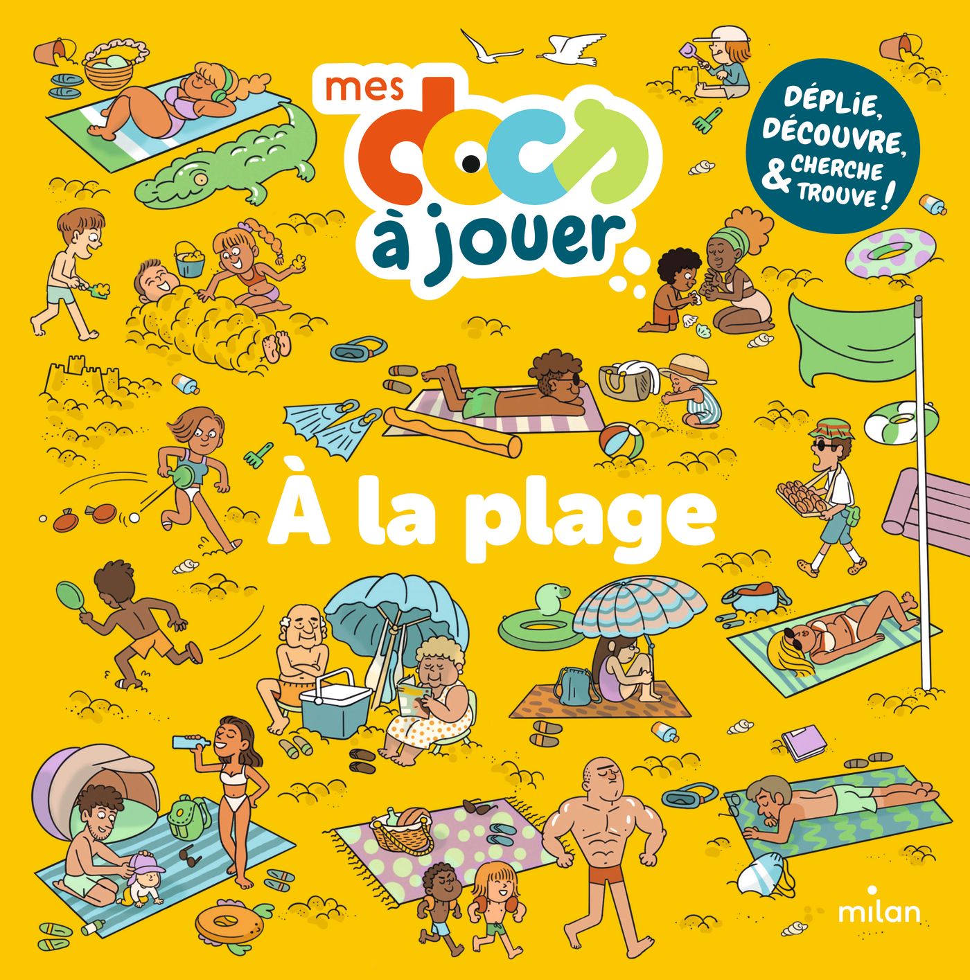 À la plage - Editions Milan