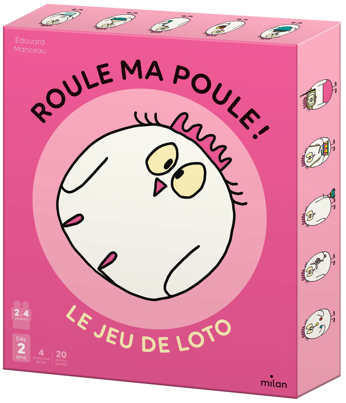 Roule ma poule - le jeu de loto - Editions Milan