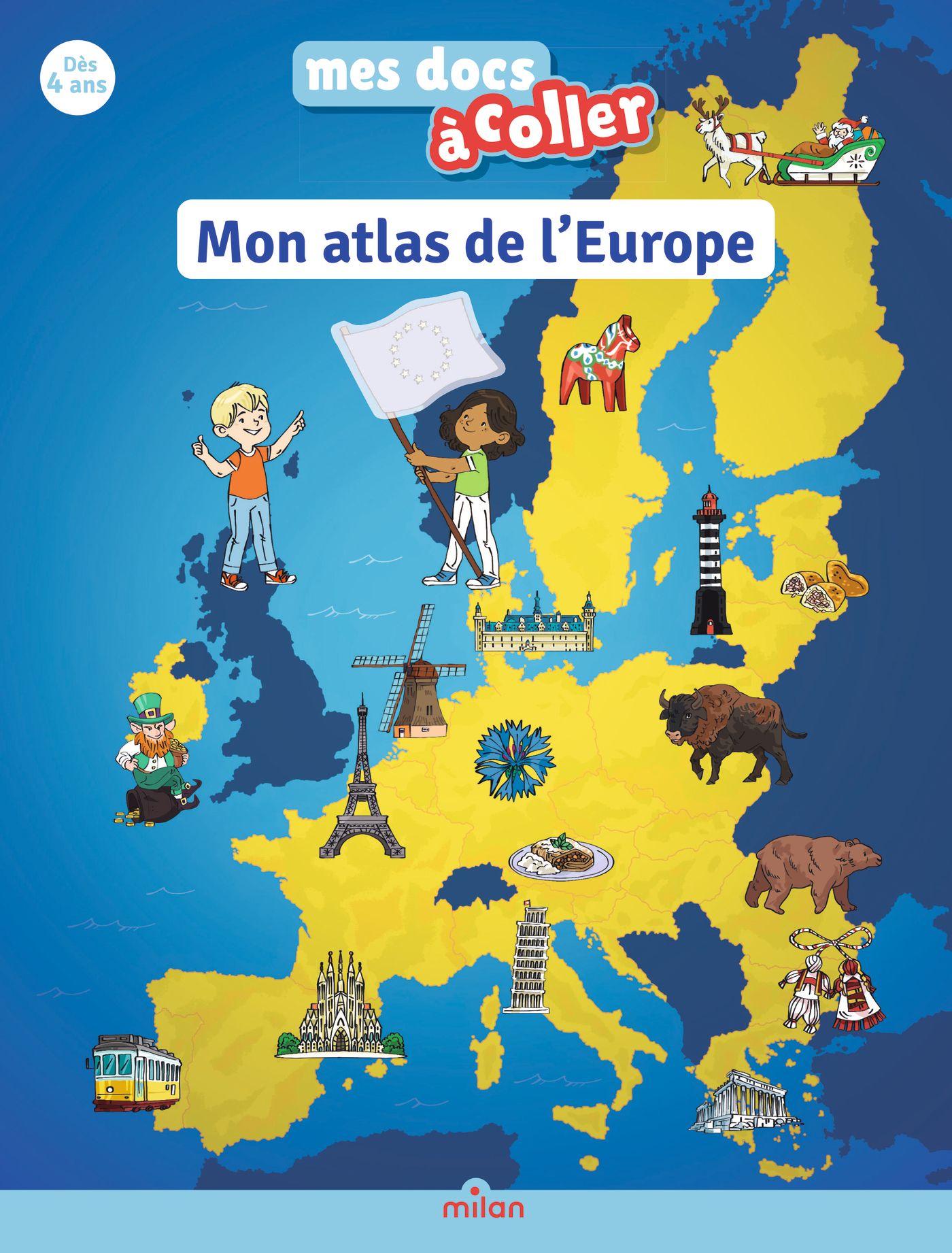 Mon atlas de l'Europe - Editions Milan