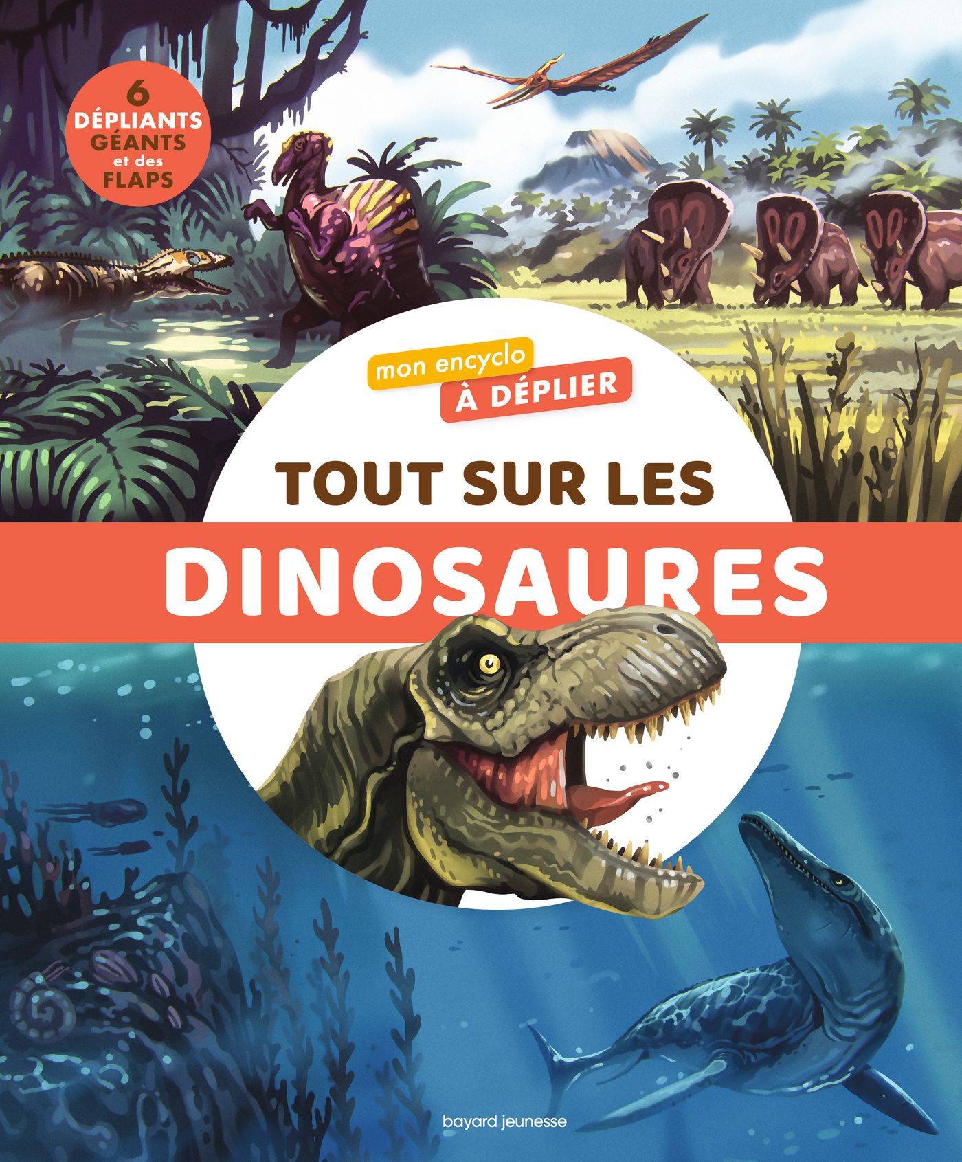 Mon encyclo à déplier: Tout sur les dinosaures - Bayard Éditions