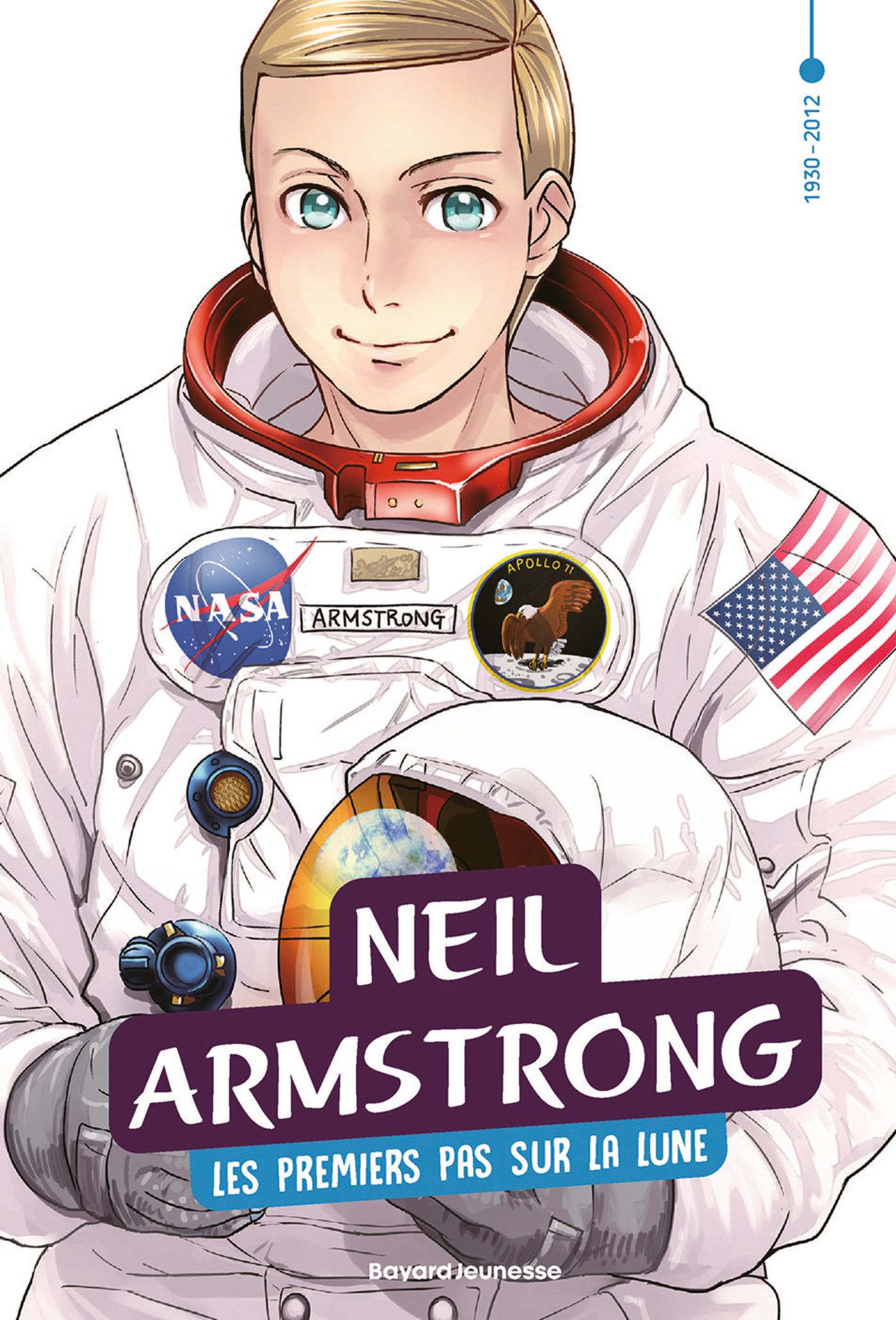 Neil Armstrong en manga - Bayard Éditions