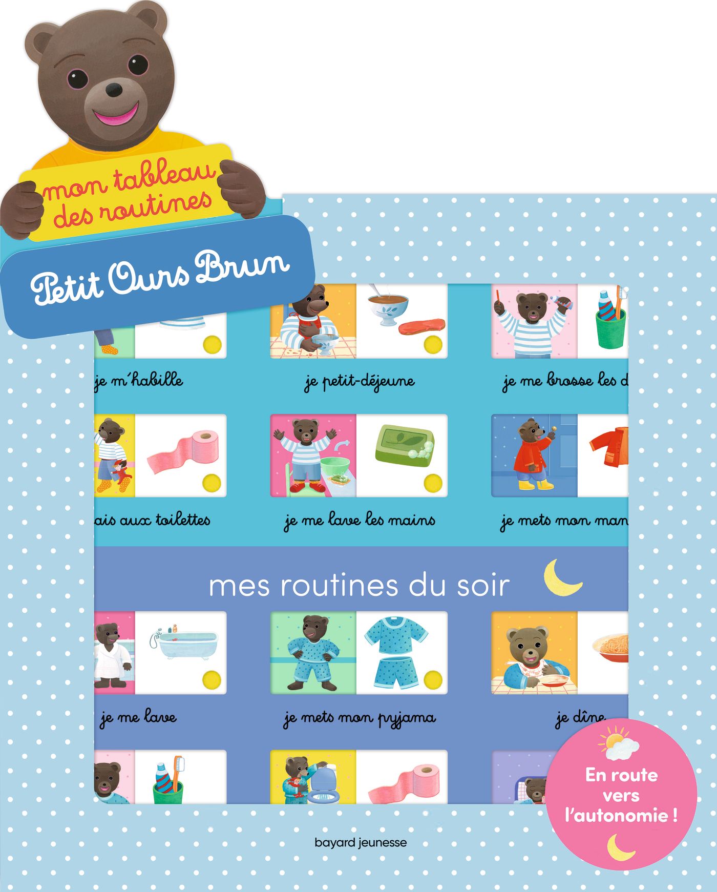 Mon tableau des routines Petit Ours Brun - Bayard Éditions